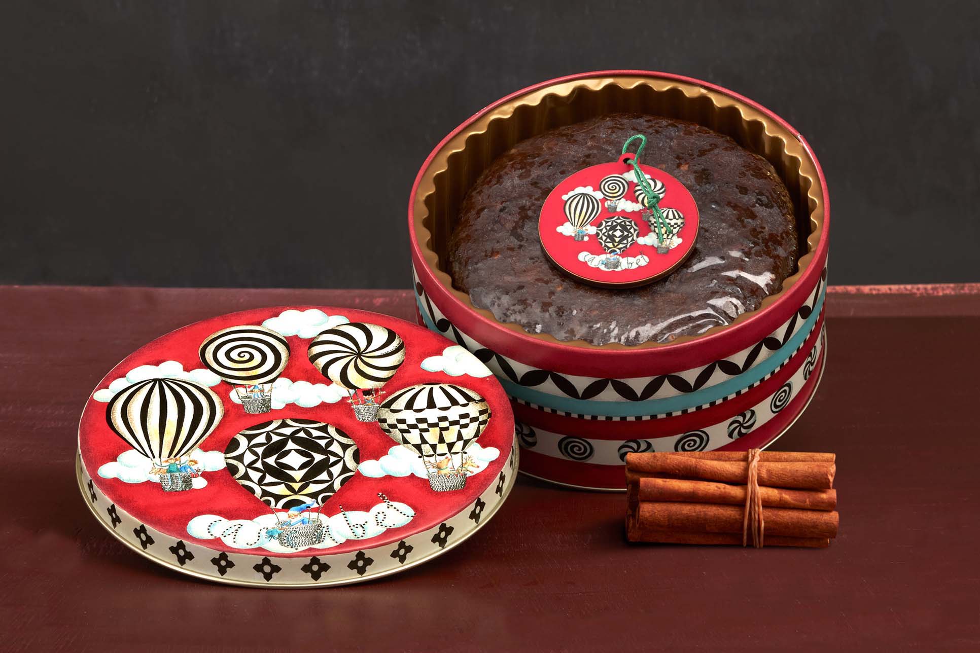 NAVIDAD Ponqué Premium de Frutas Circular