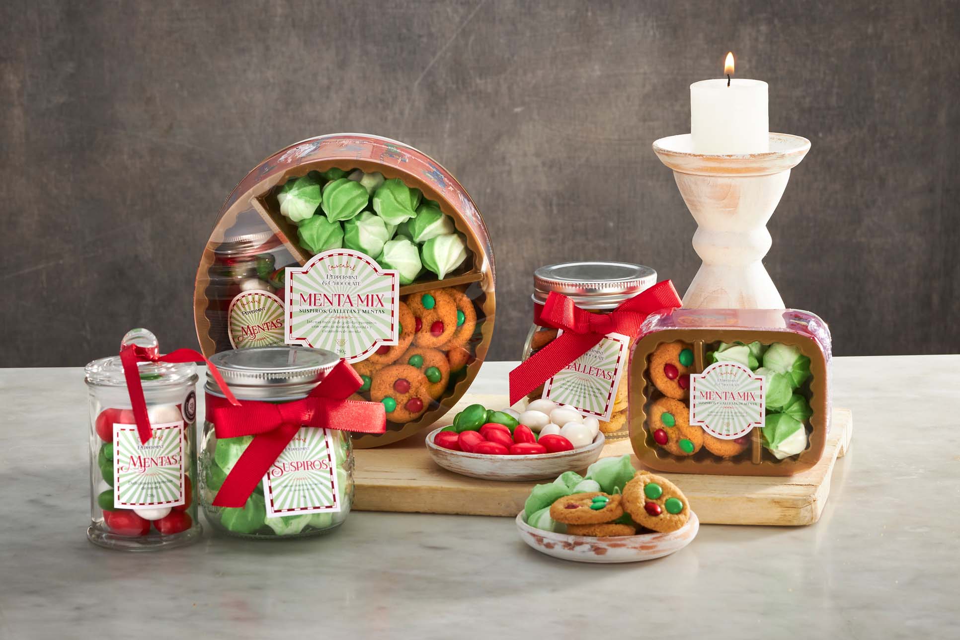 NAVIDAD Menta-de-Navidad Caramelos de Menta
